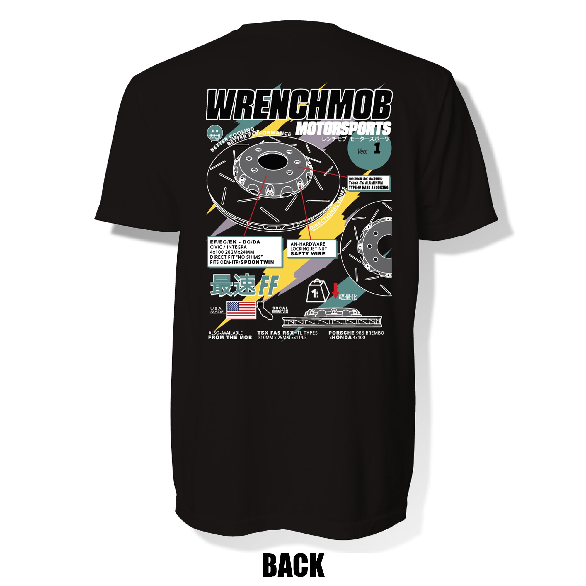 Hyper Rev T-Shirt (In-Stock ) – WRENCHMOB MOTORSPORTS