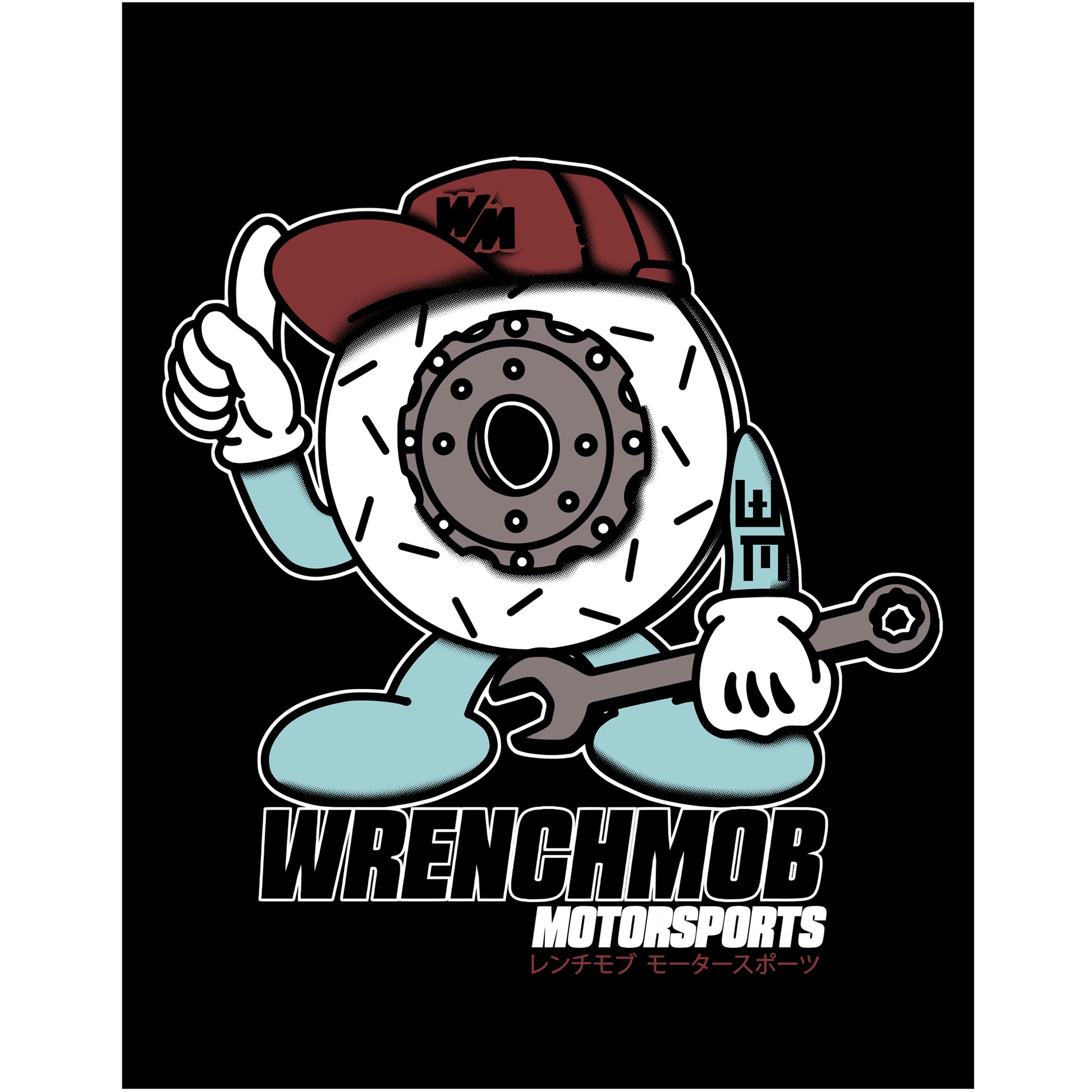 Wrenchhead v2 T-Shirt (In-Stock) – WRENCHMOB MOTORSPORTS